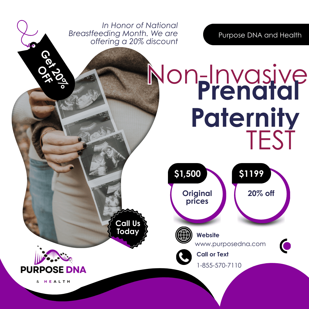 Non-Invasive Prenatal Paternity Test 20% OFF